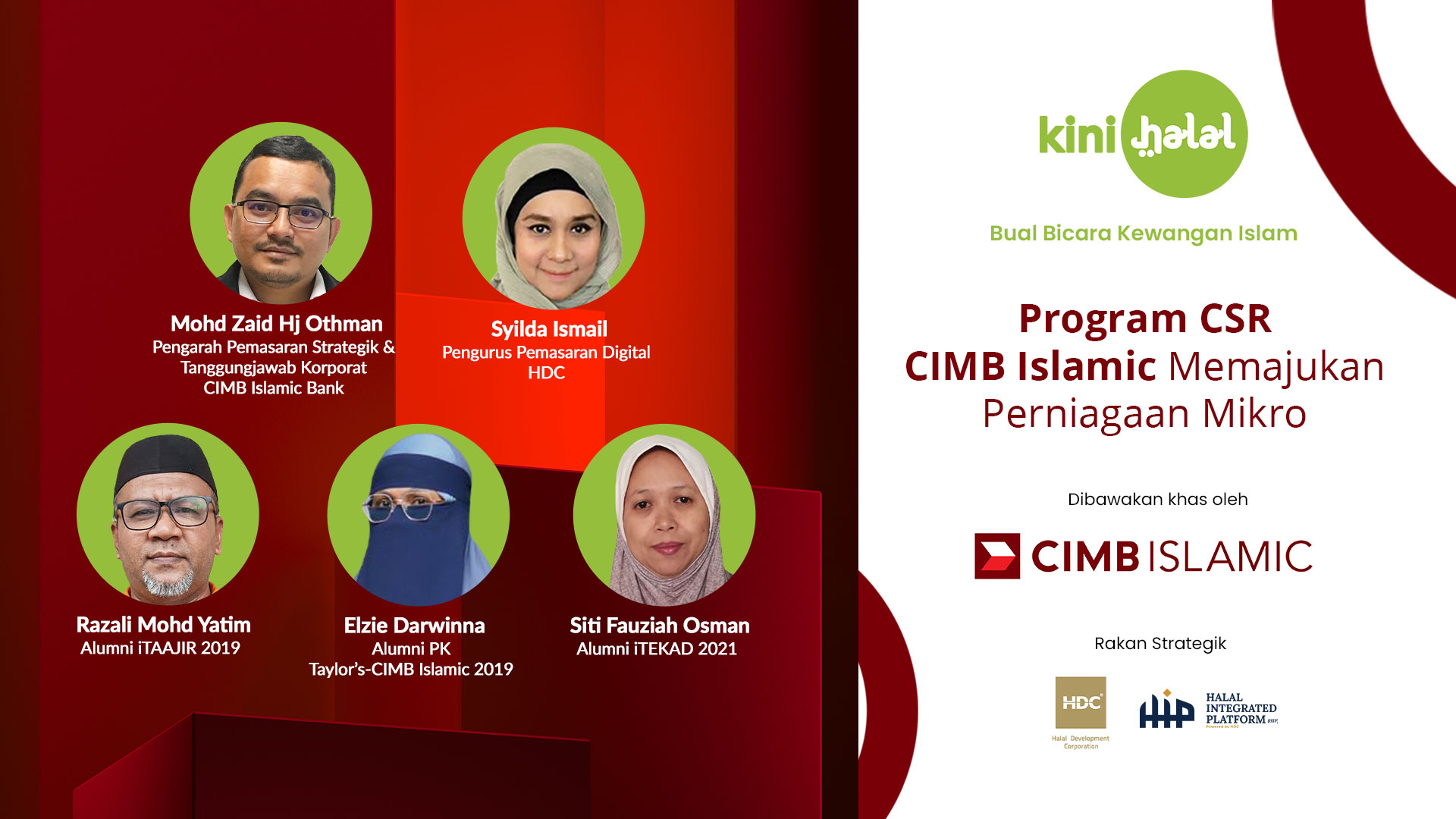 Program Csr Cimb Islamic Memajukan Perniagaan Mikro - Kinihalal